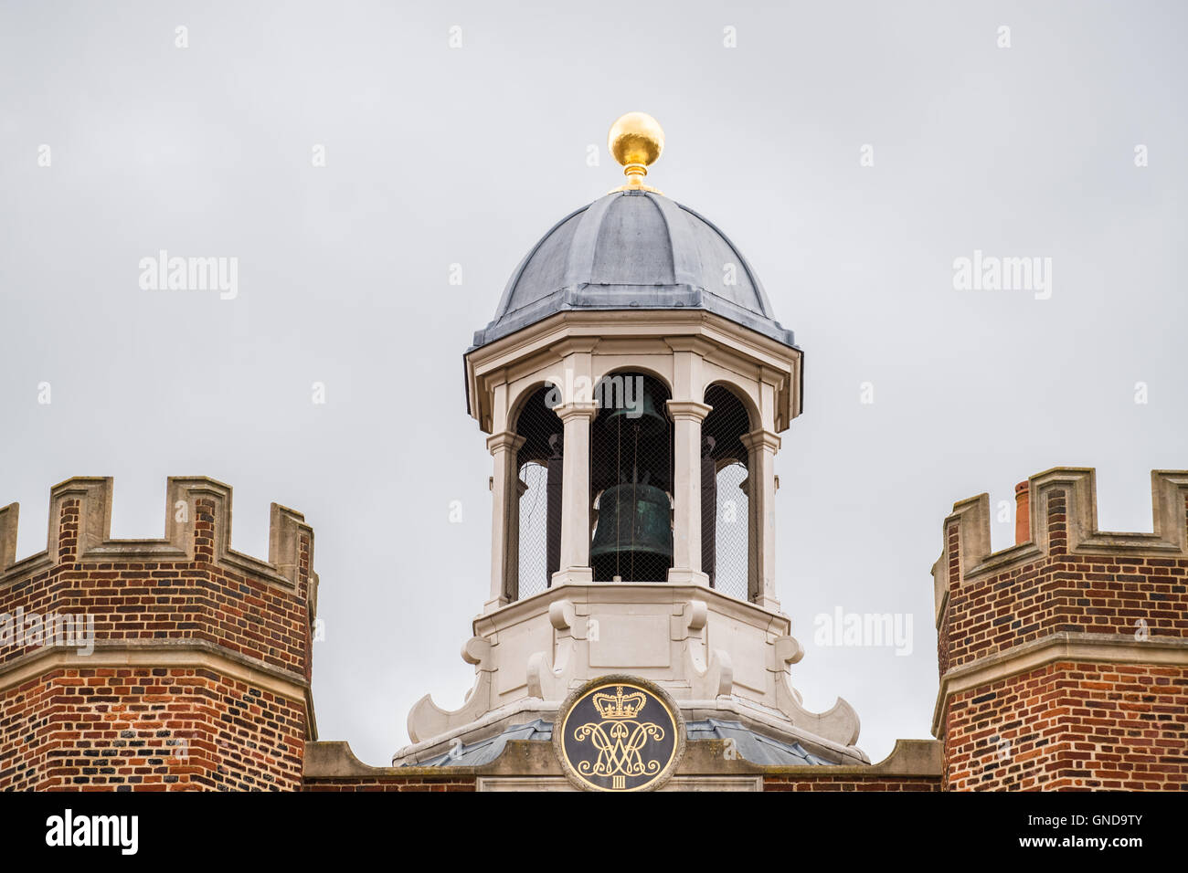 Bell tower, Hampton Court palace, London Stock Photo - Alamy