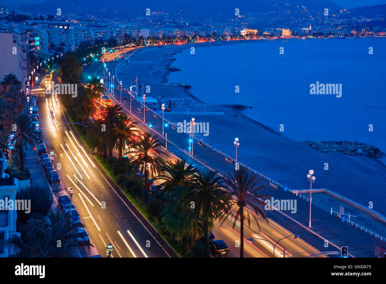 Beach promenade des anglais nice hi-res stock photography and images ...