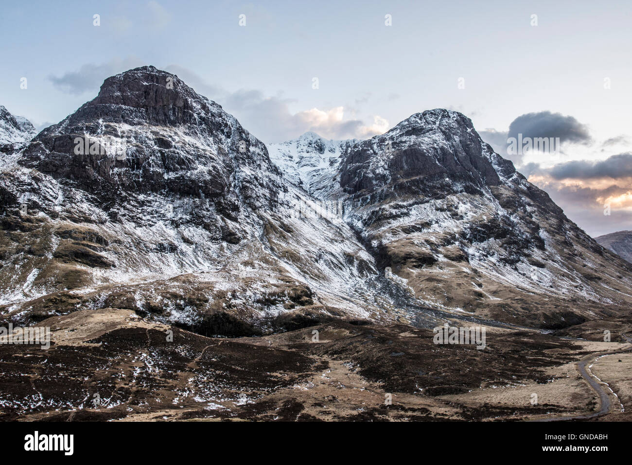 View of the Scottish Highlands Stock Photo - Alamy