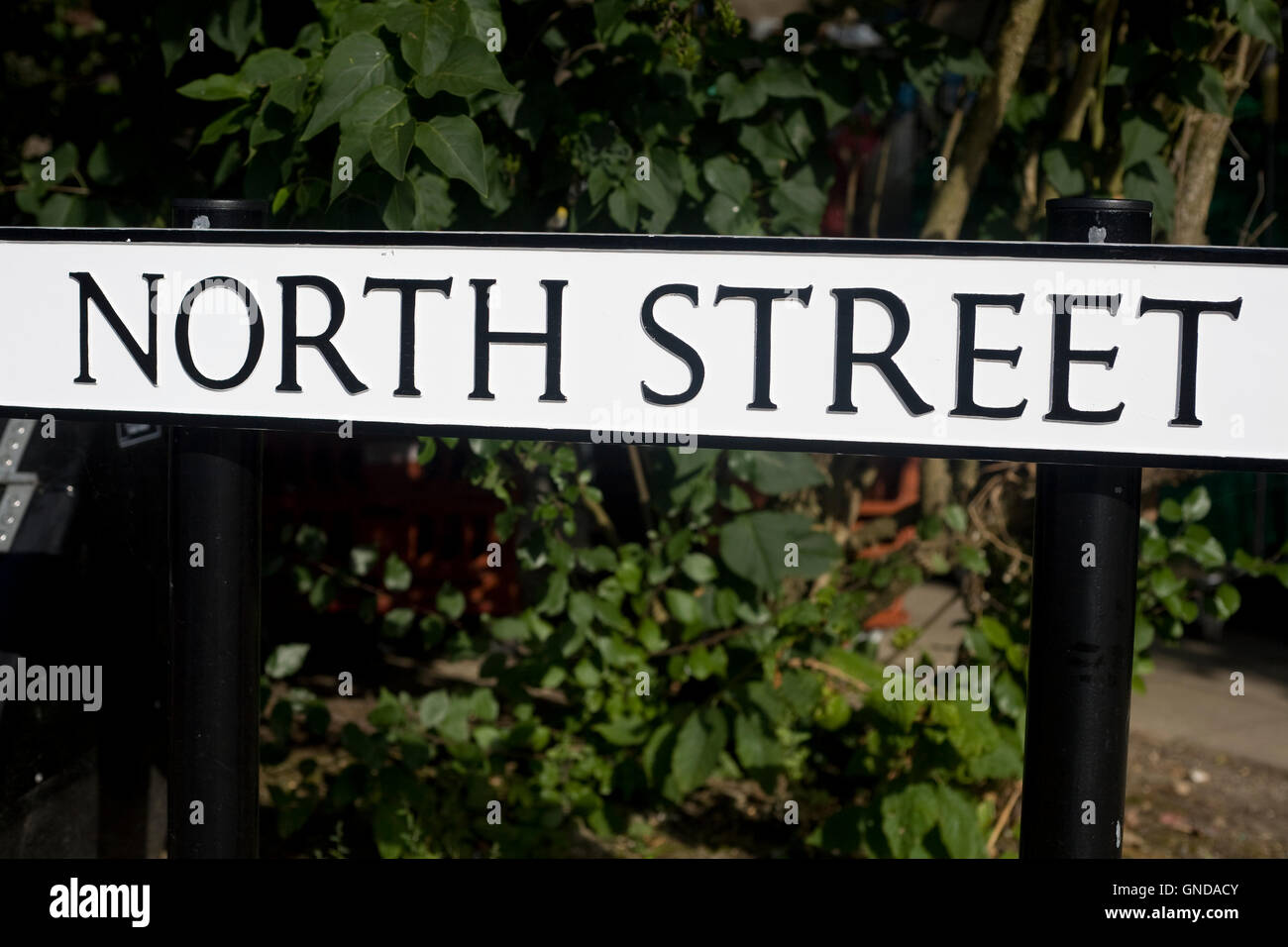 North Street road sign in Emsworth Stock Photo - Alamy