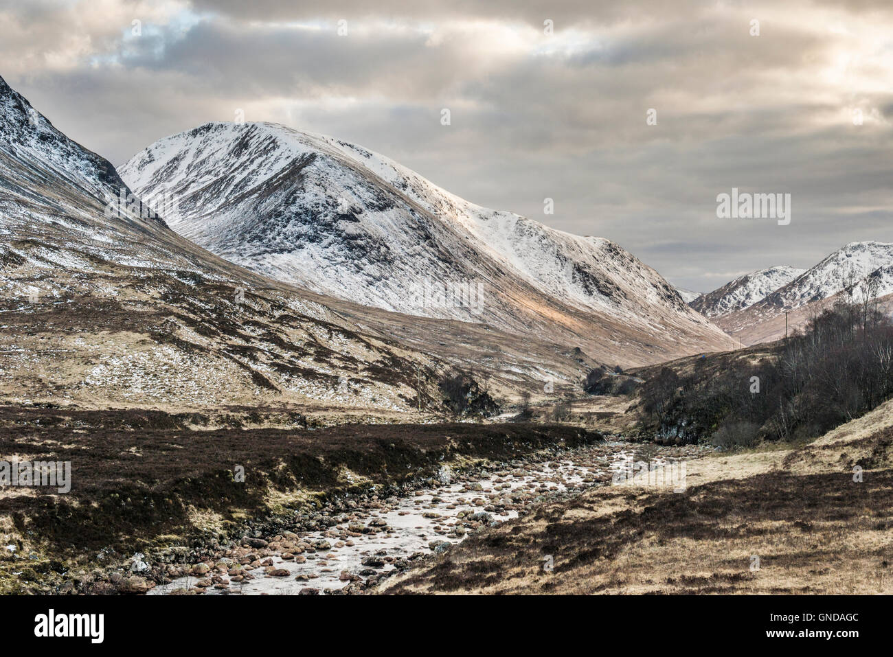 View of the Scottish Highlands Stock Photo - Alamy