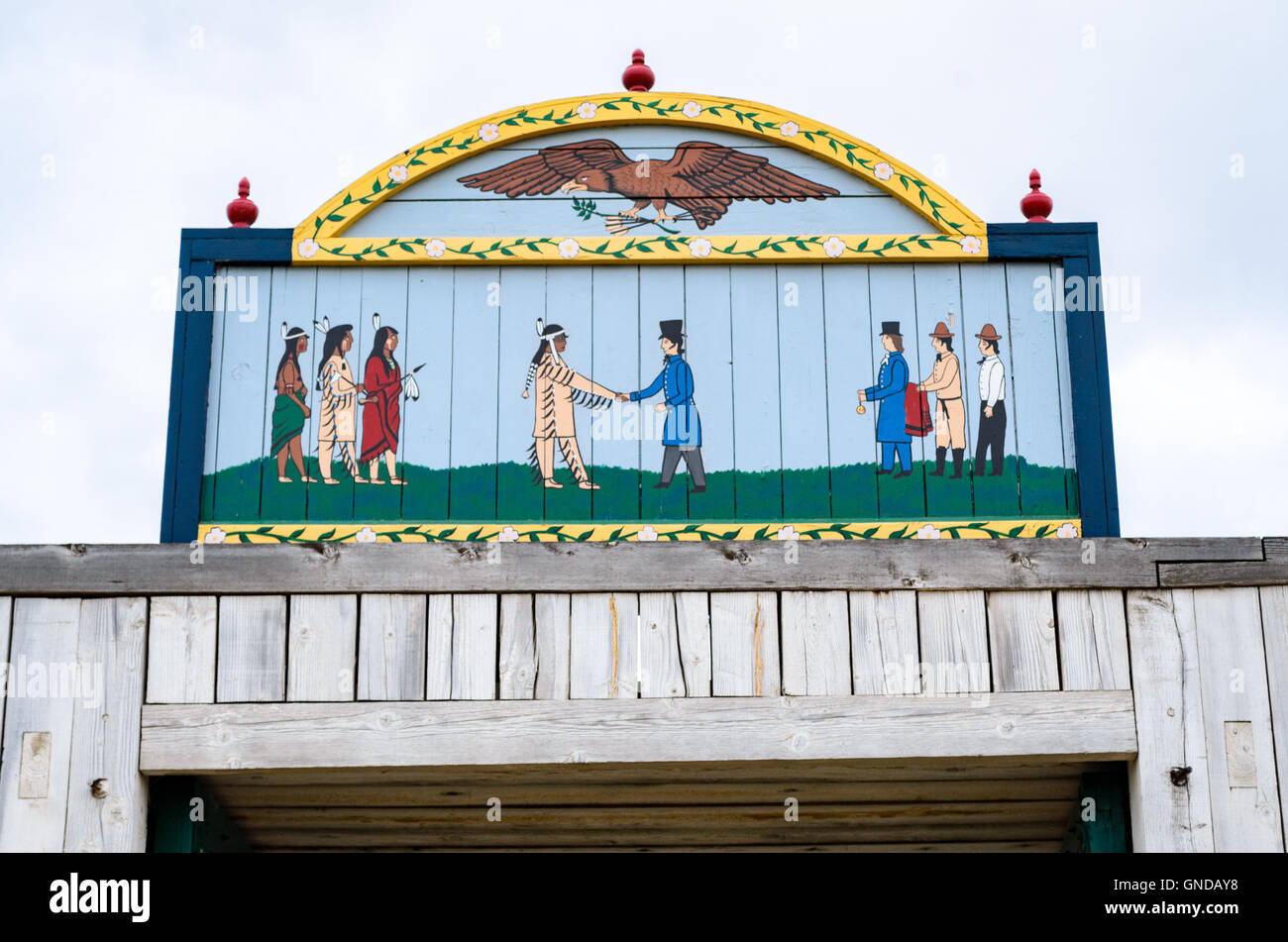 Fort Union Trading Post National Historic Site Stock Photo - Alamy