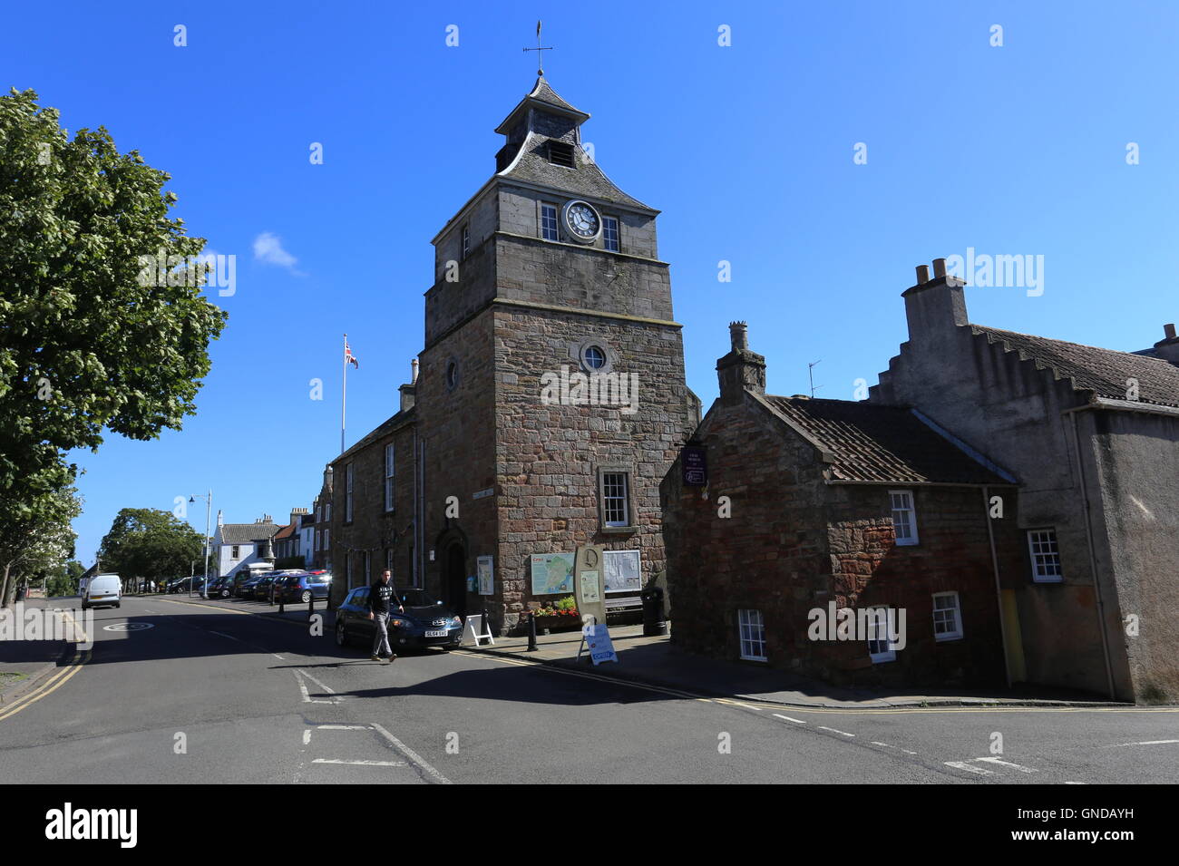 Crail Tolbooth and Museum Fife Scotland August 2016 Stock Photo - Alamy
