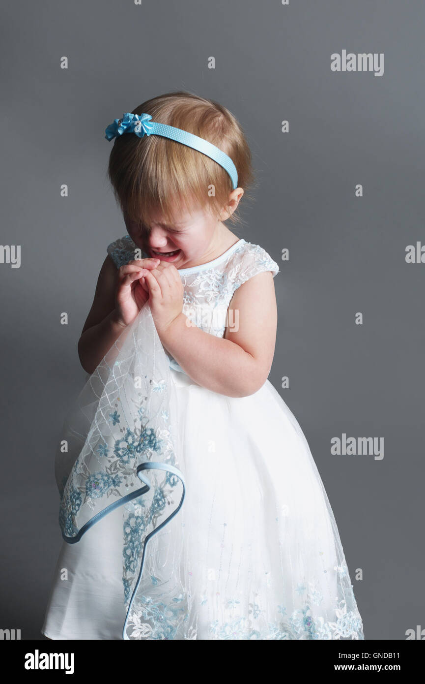 cute little crying girl Stock Photo - Alamy