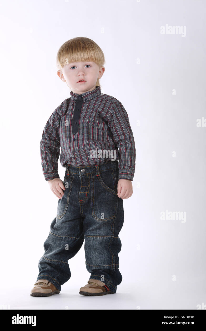 little funny boy posing Stock Photo - Alamy