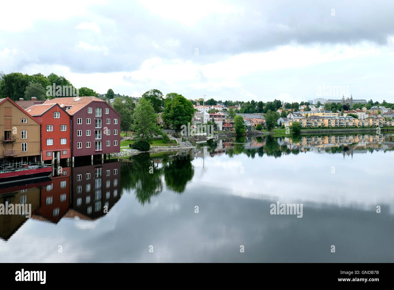Norway, Trondheim, Traditional House Stock Photo - Alamy