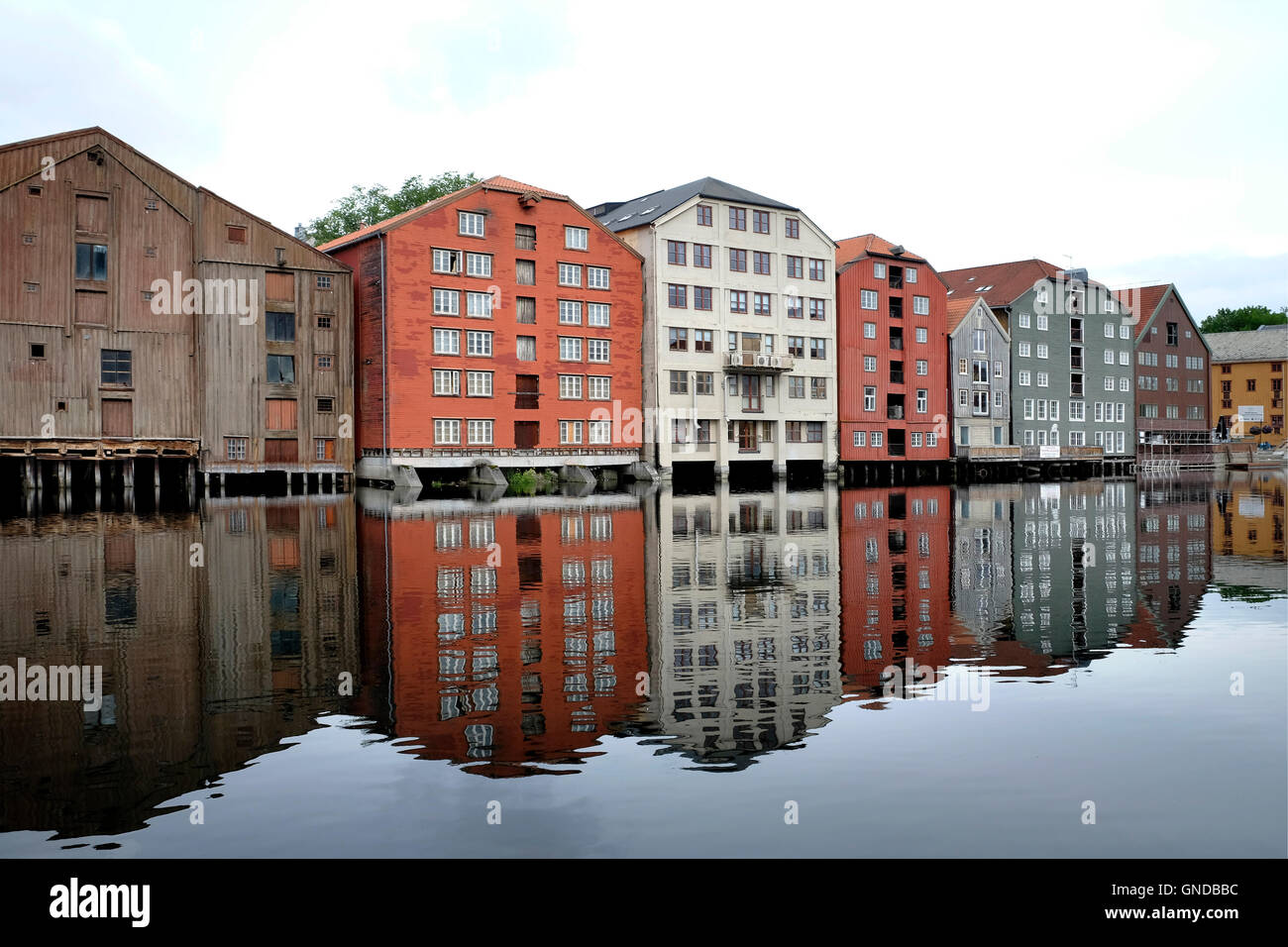 Norway, Trondheim, Traditional House Stock Photo - Alamy