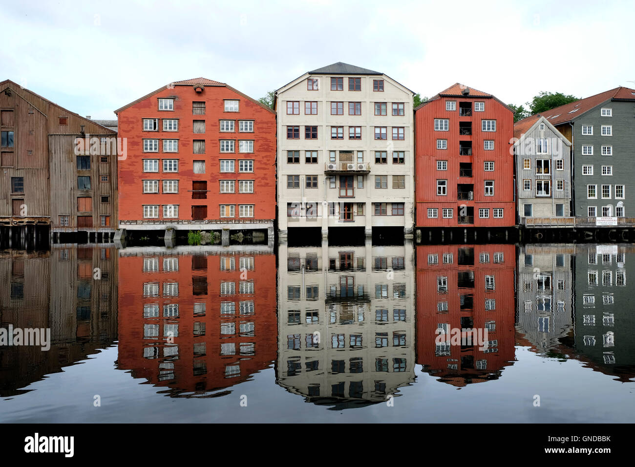 Norway, Trondheim, Traditional House Stock Photo - Alamy