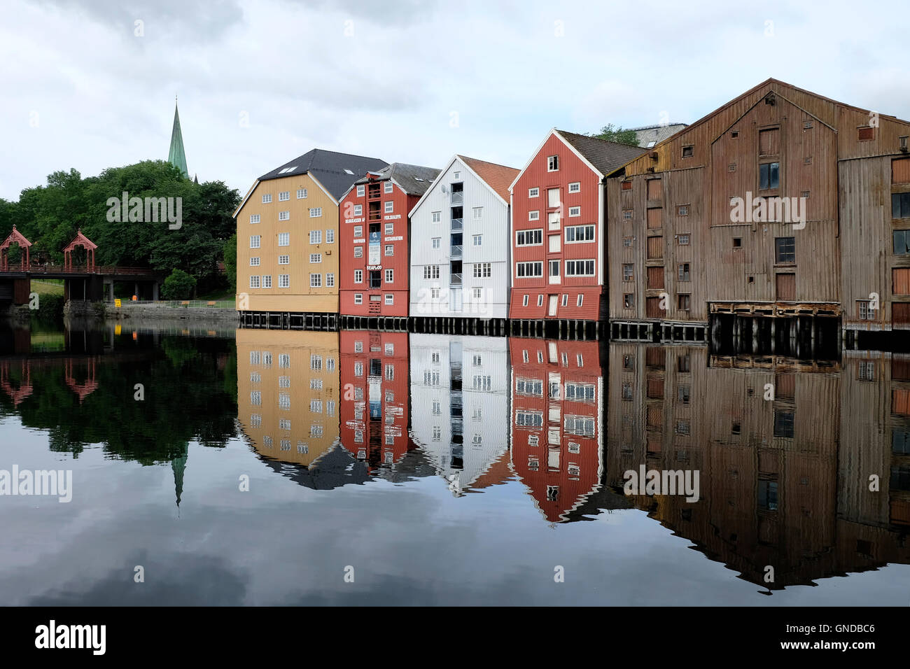 Norway, Trondheim, Traditional House Stock Photo - Alamy