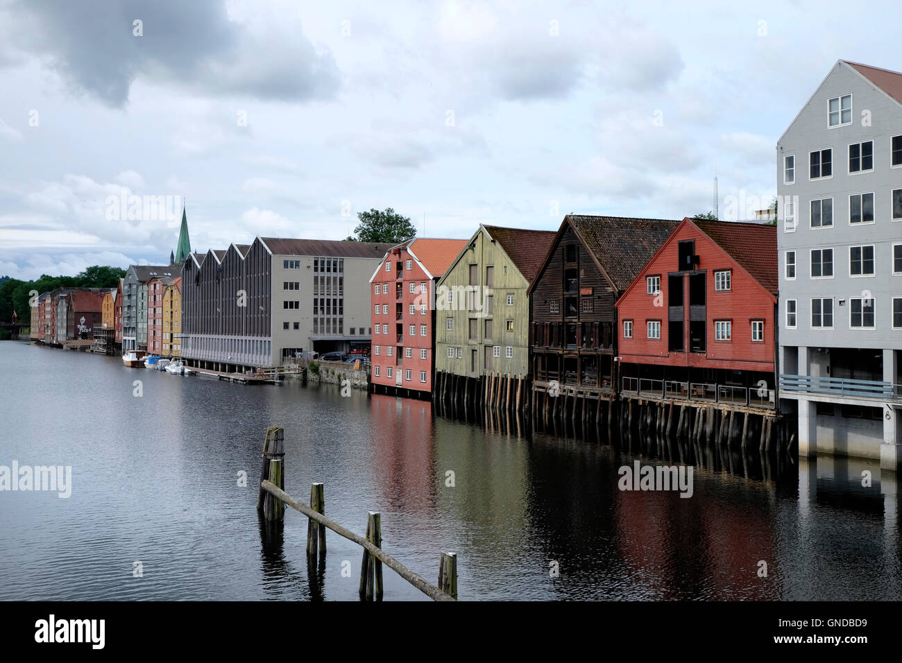 Norway, Trondheim, Traditional House Stock Photo - Alamy