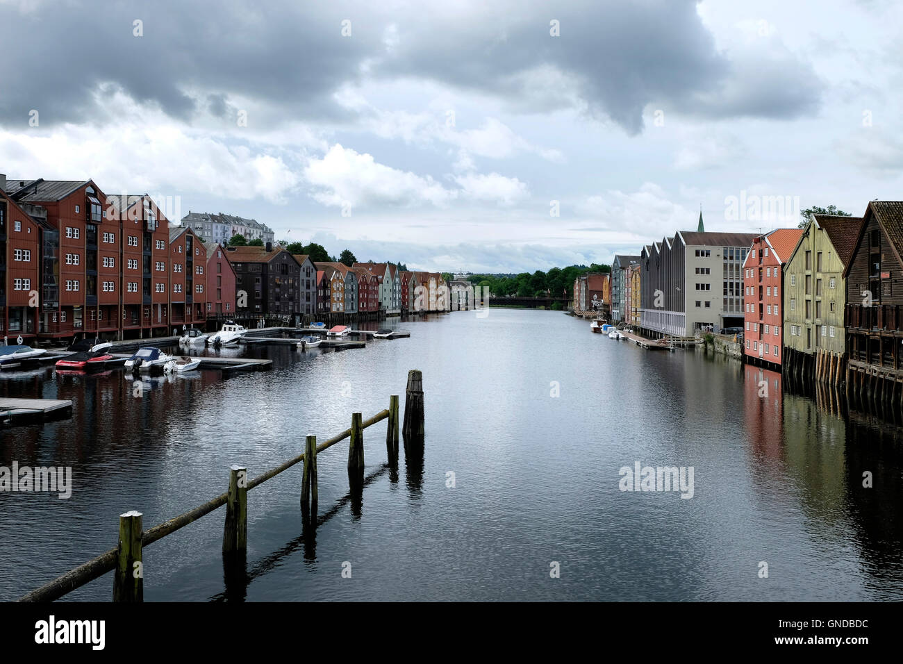 Norway, Trondheim, Traditional House Stock Photo - Alamy