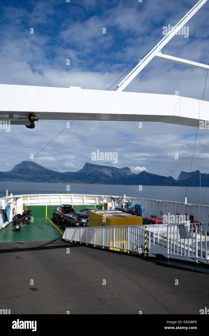 Norway, Bognes, Ferry Stock Photo - Alamy