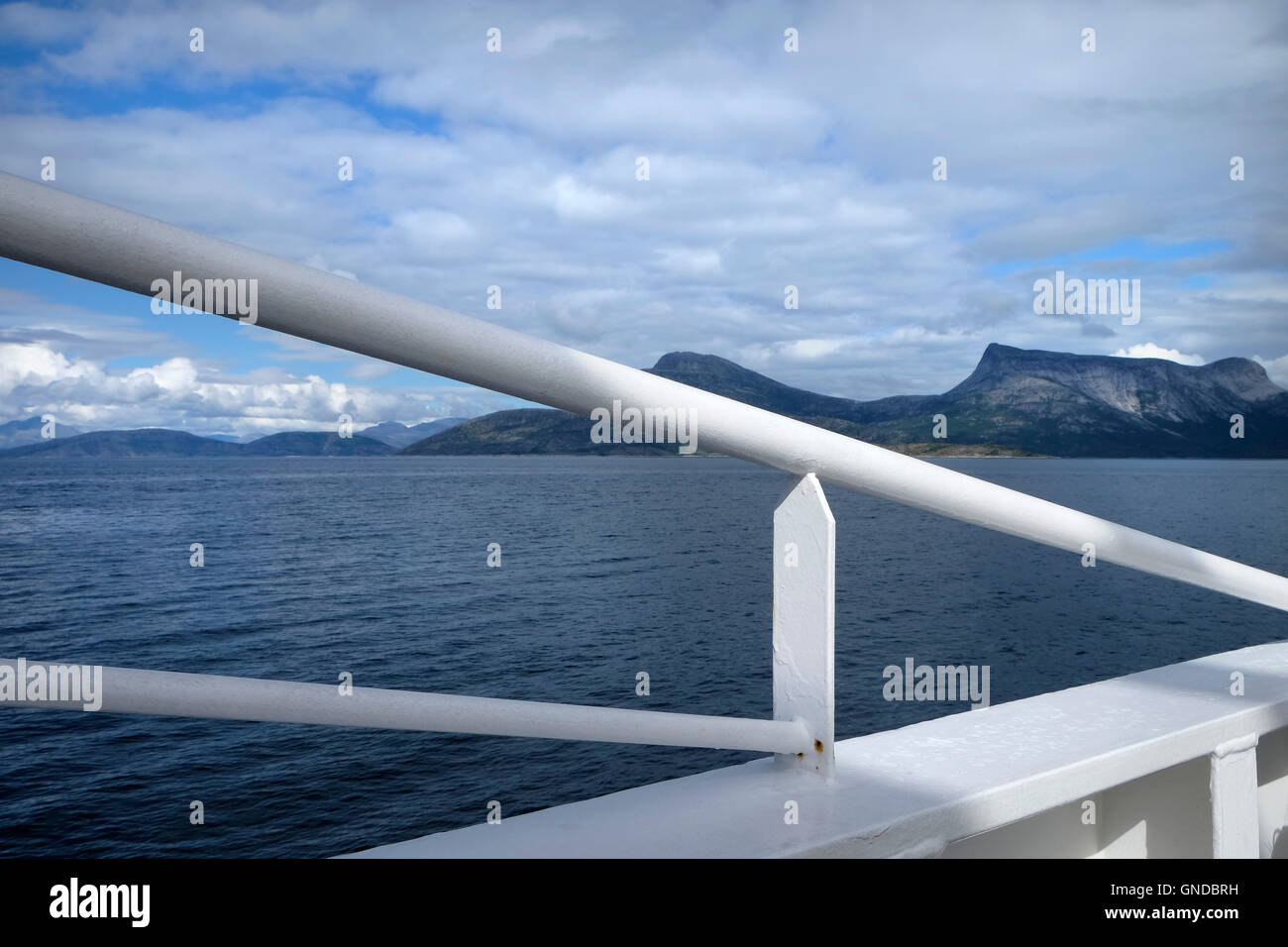 Norway, Bognes, Ferry Stock Photo - Alamy