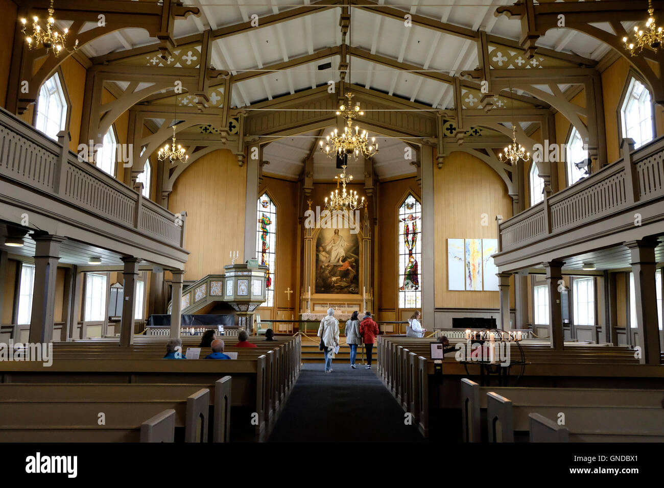 Norway, Tromso, Domkirke Stock Photo - Alamy