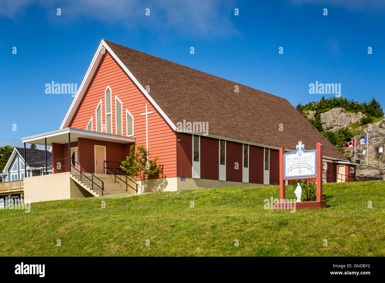 The Church of St. Michaels RC at Flatrock, Newfoundland and Labrador ...