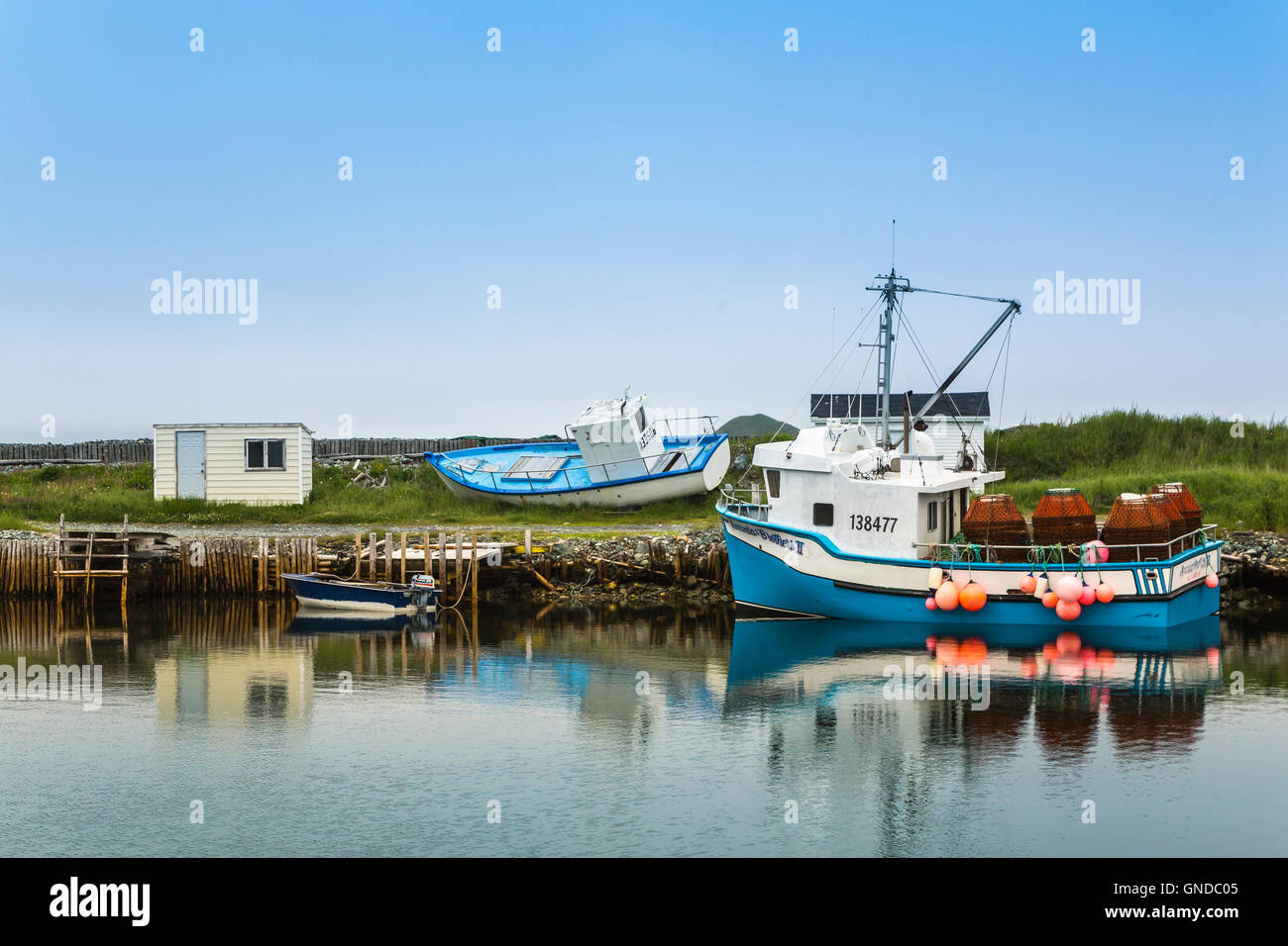 Harbor small fishing village hi-res stock photography and images - Alamy
