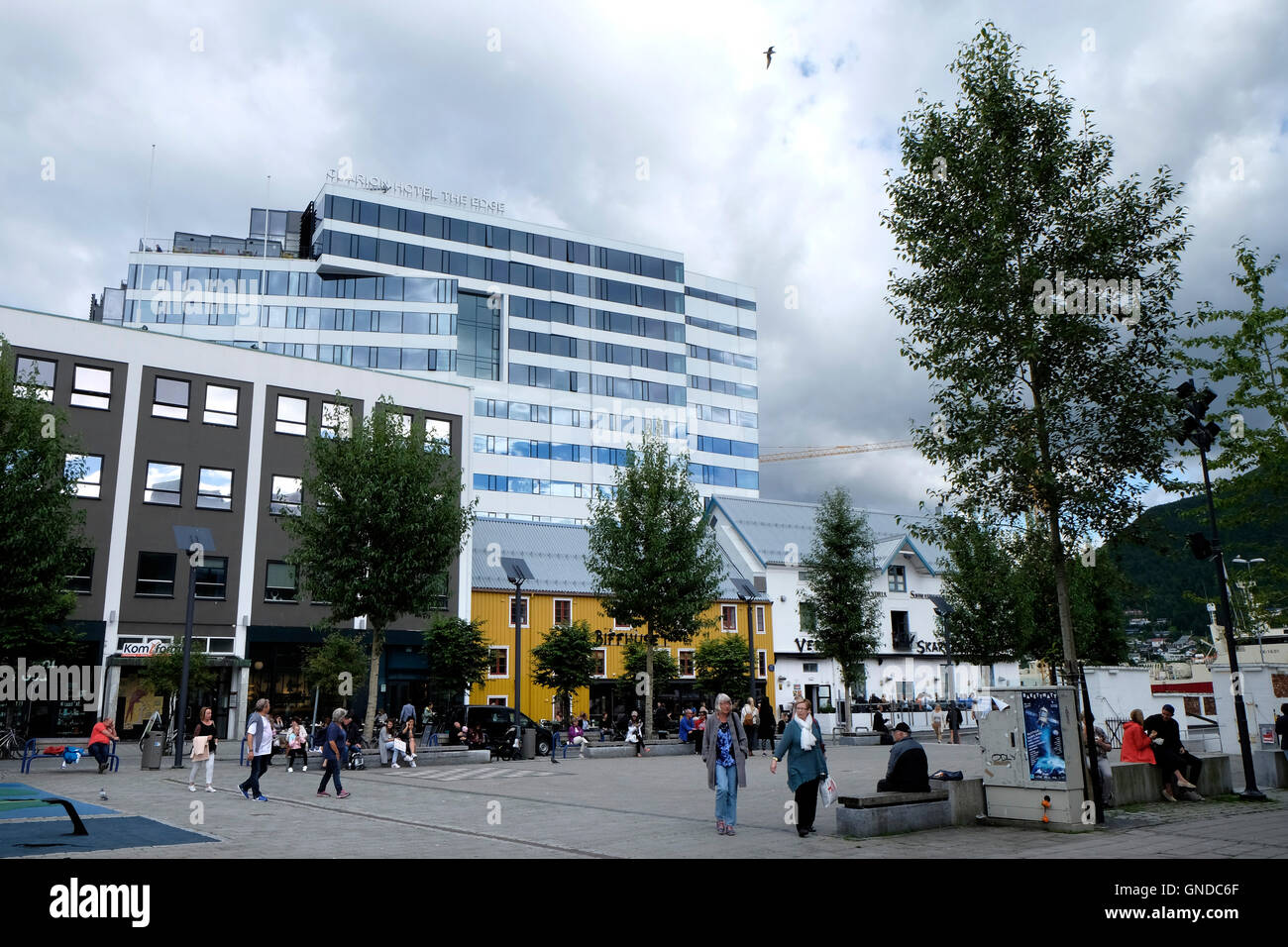 Norway, Tromso, Town Square Stock Photo - Alamy