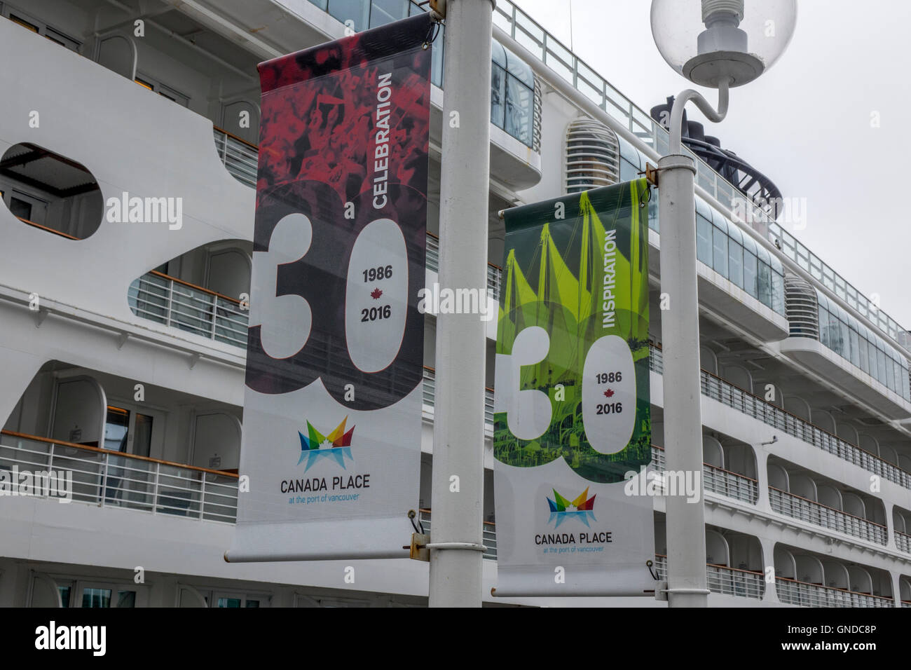 Celebration Flag Banners For The Thirty Year Anniversary Of Canada ...