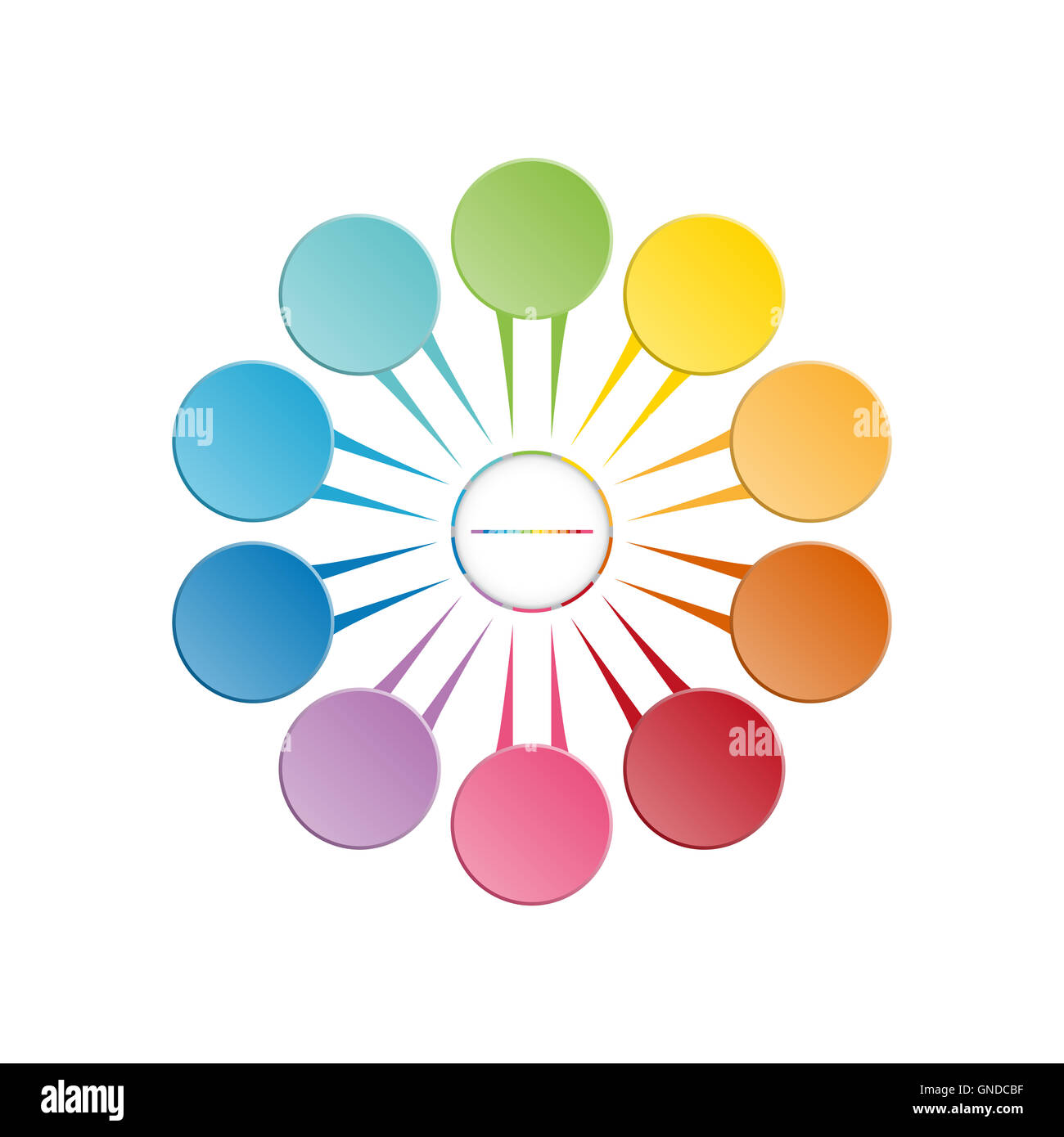 Infographic flower abstract hi-res stock photography and images - Alamy