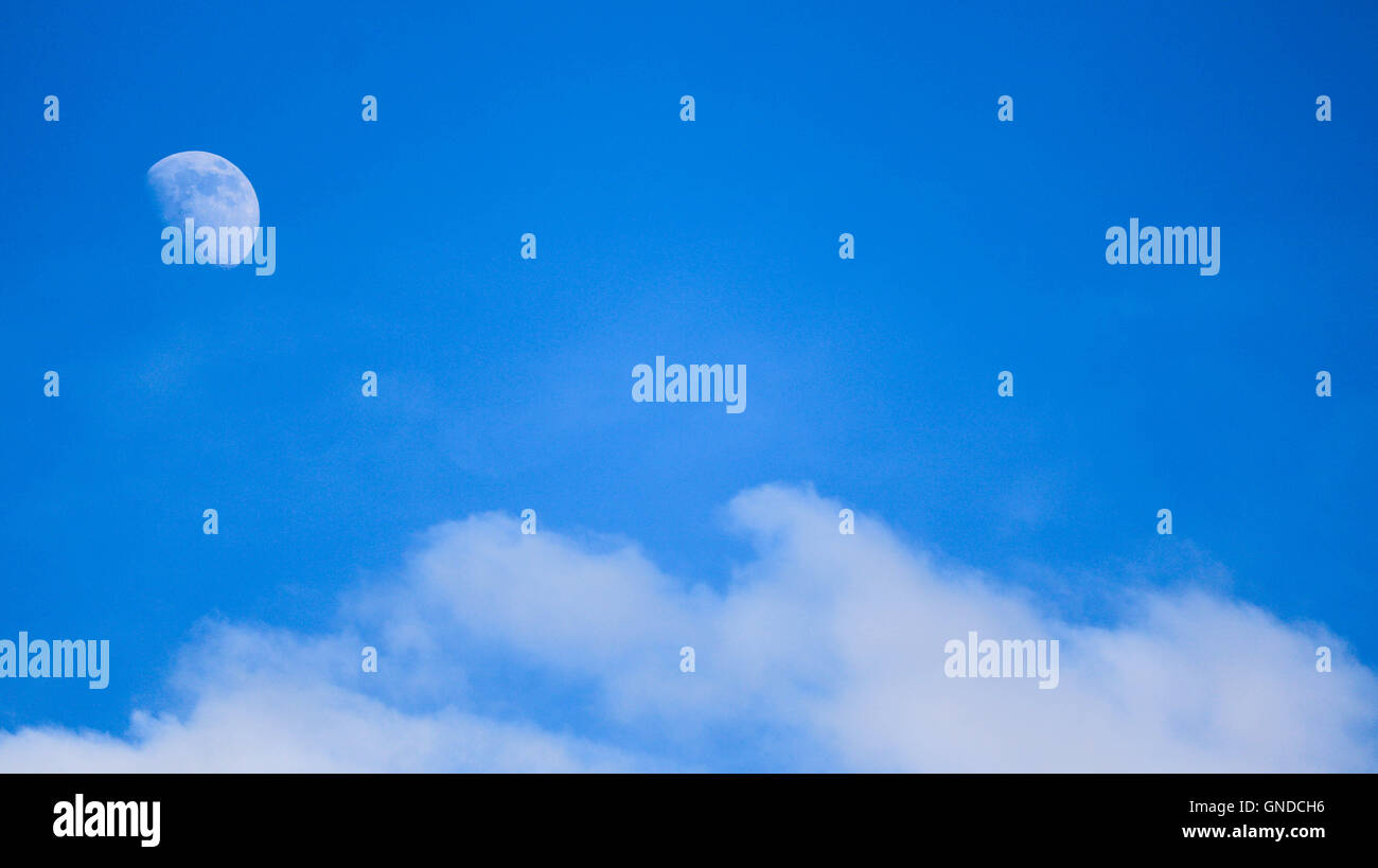 Early moon hi-res stock photography and images - Alamy