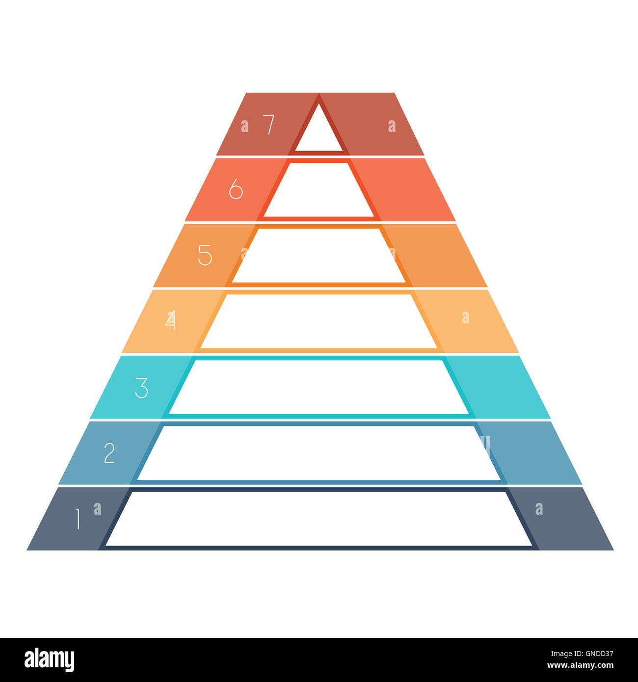 Blank Caste System Pyramid