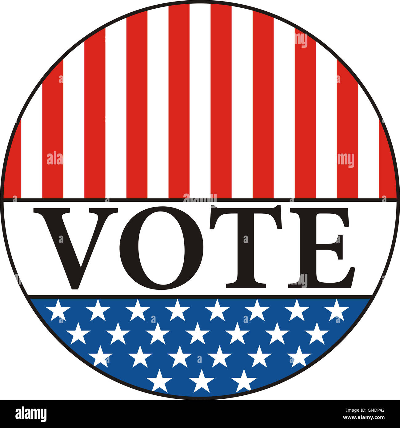Vote badge hi-res stock photography and images - Alamy