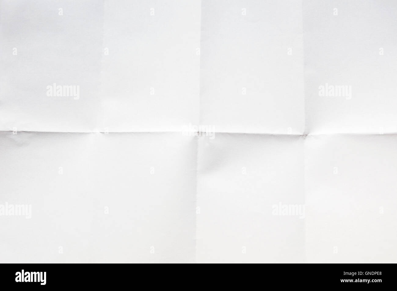 Blank Unfolded Used Paper Stock Photo - Alamy