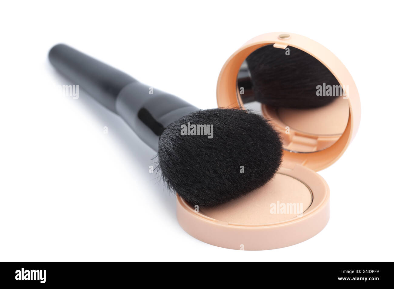 Foundation powder compact Cut Out Stock Images & Pictures - Alamy
