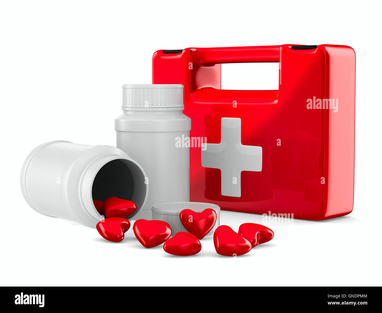 First aid kit bottle Cut Out Stock Images & Pictures - Alamy