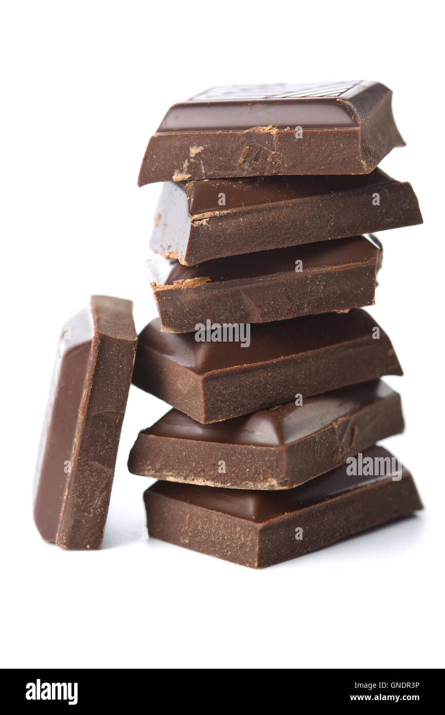 Broken pieces of chocolate hi-res stock photography and images - Alamy