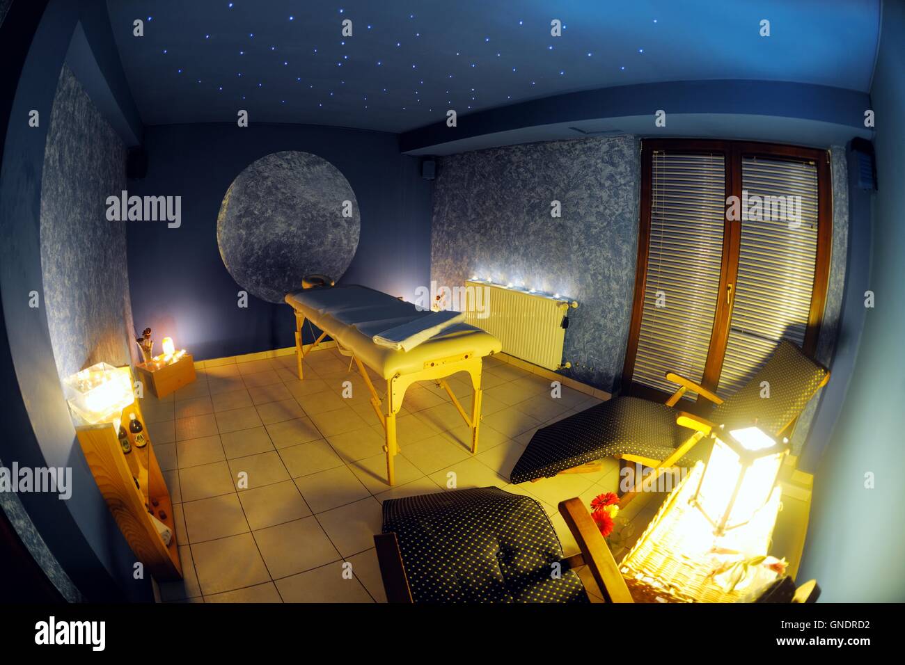 massage room in spa saloon Stock Photo - Alamy