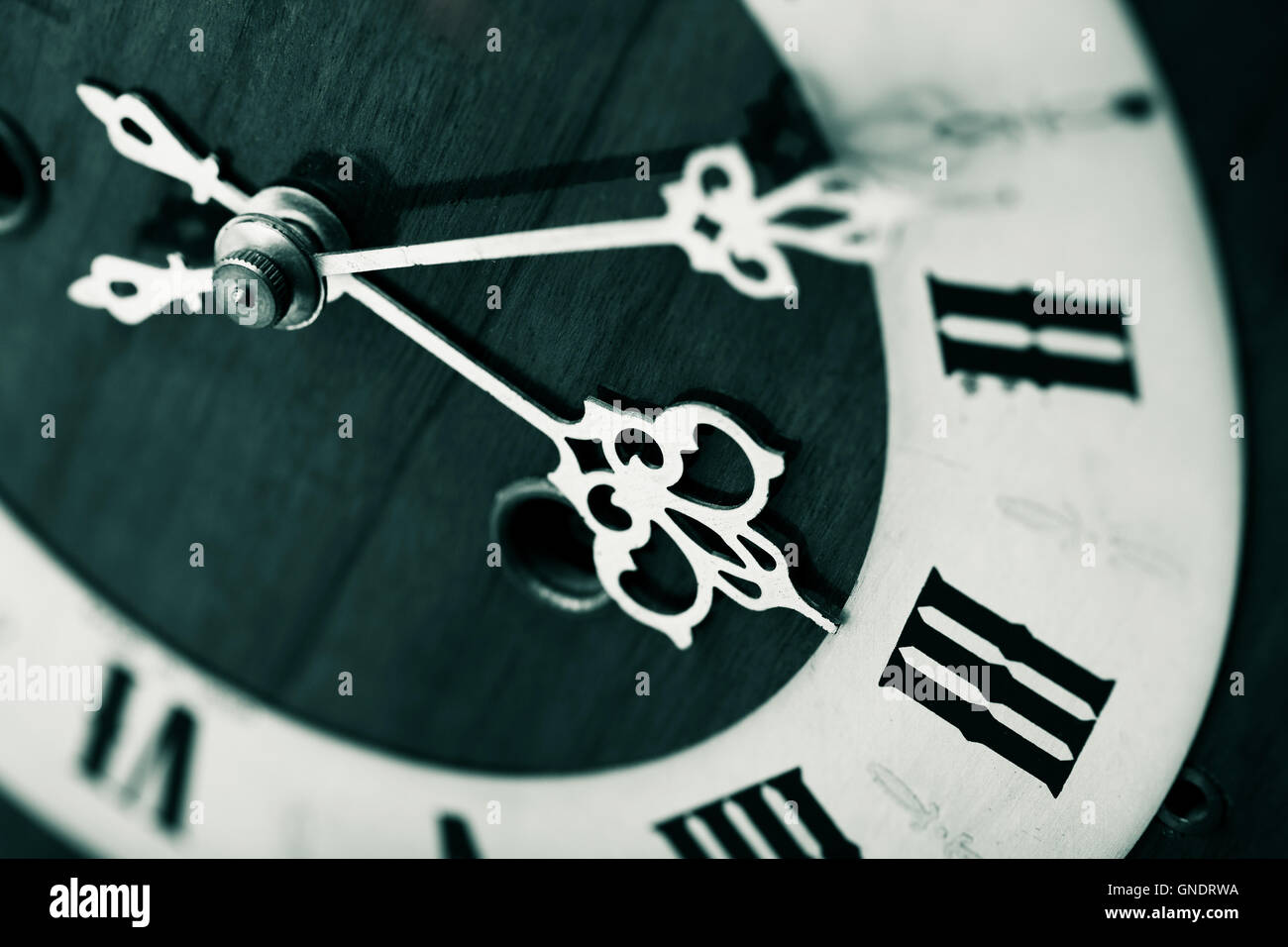 antique looking clock dial Stock Photo - Alamy