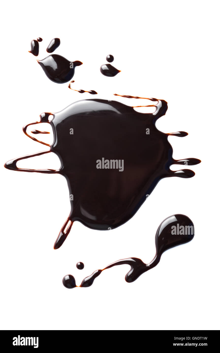 liquid dark chocolate isolated Stock Photo - Alamy