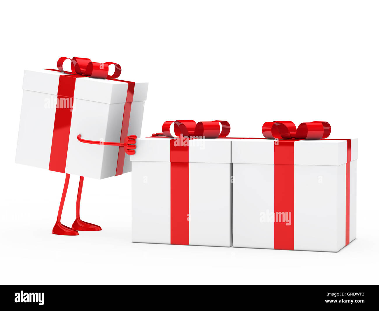 Cartoon character boxes Cut Out Stock Images & Pictures - Alamy