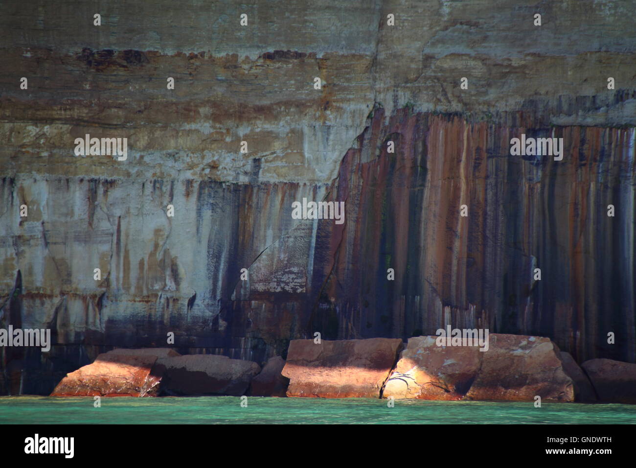 Pictured Rocks National Park, MI, USA Stock Photo - Alamy