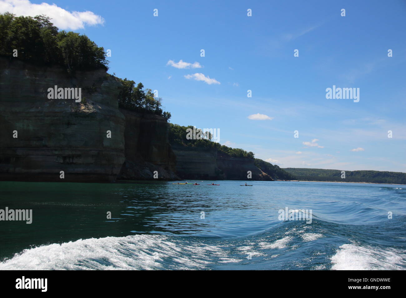 Pictured Rocks National Park, MI, USA Stock Photo - Alamy