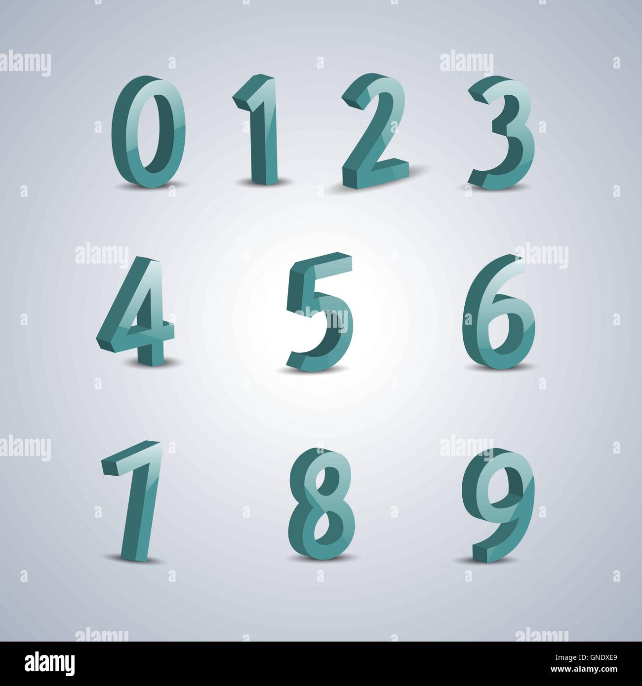 Digital numerals font hi-res stock photography and images - Alamy