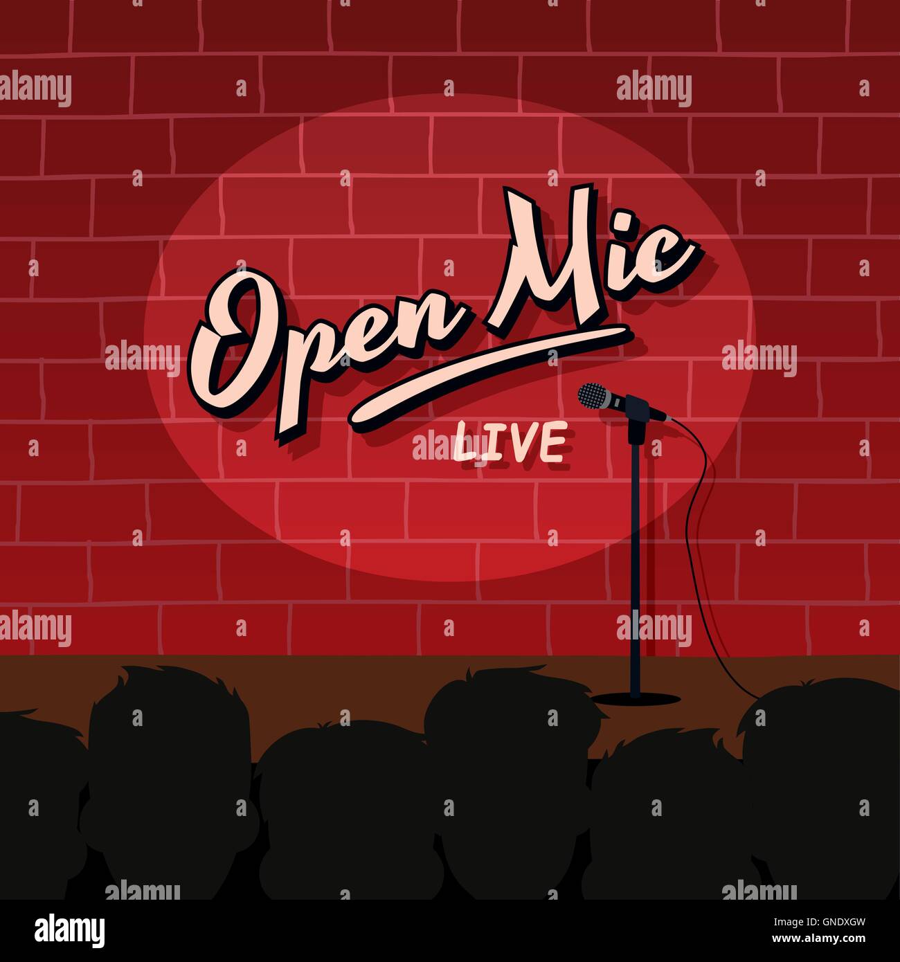 stand up comedy Stock Vector Image & Art - Alamy