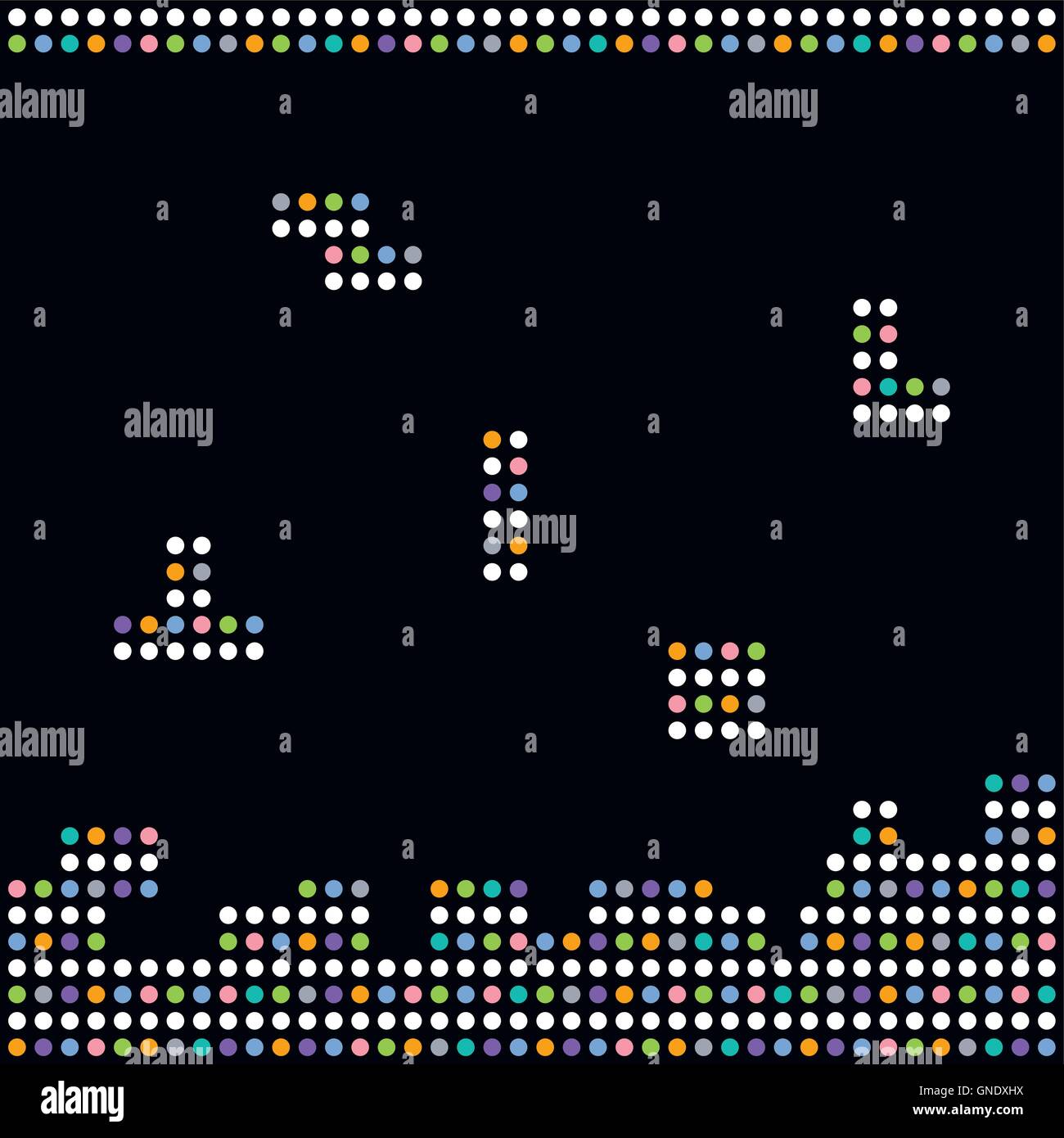 colorful dot theme art Stock Vector Image & Art - Alamy