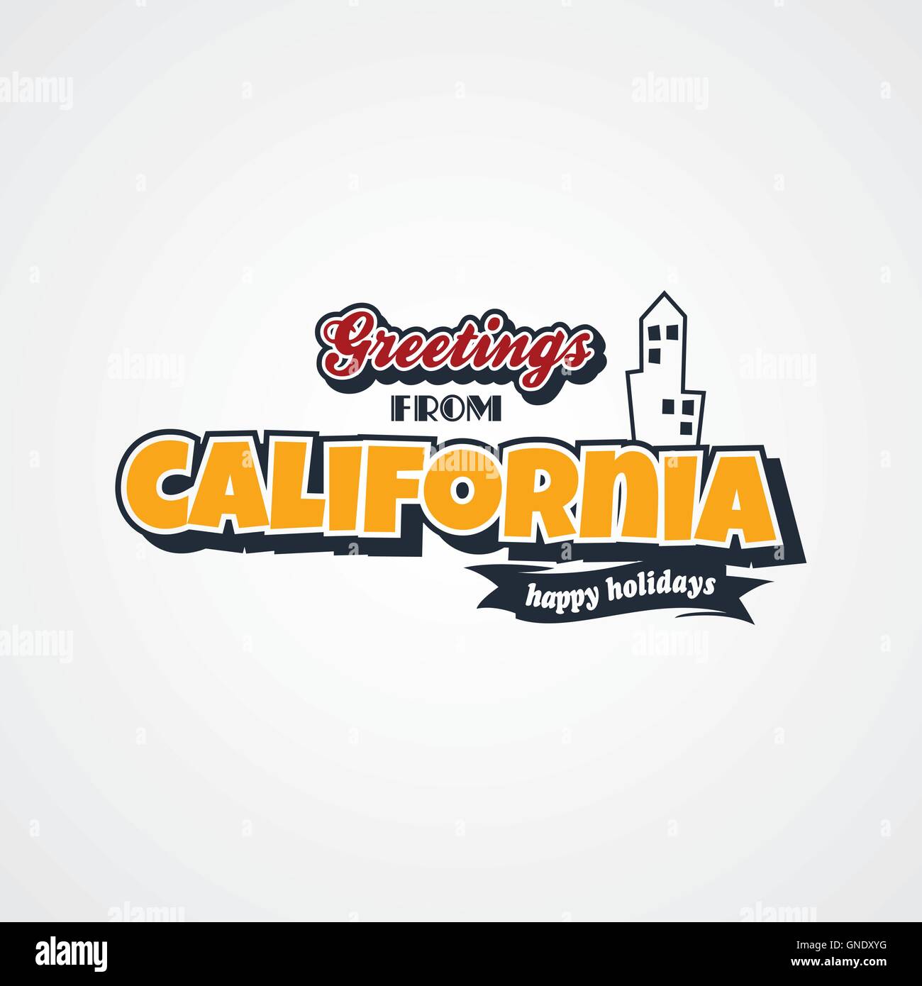 1950s california Stock Vector Images - Alamy