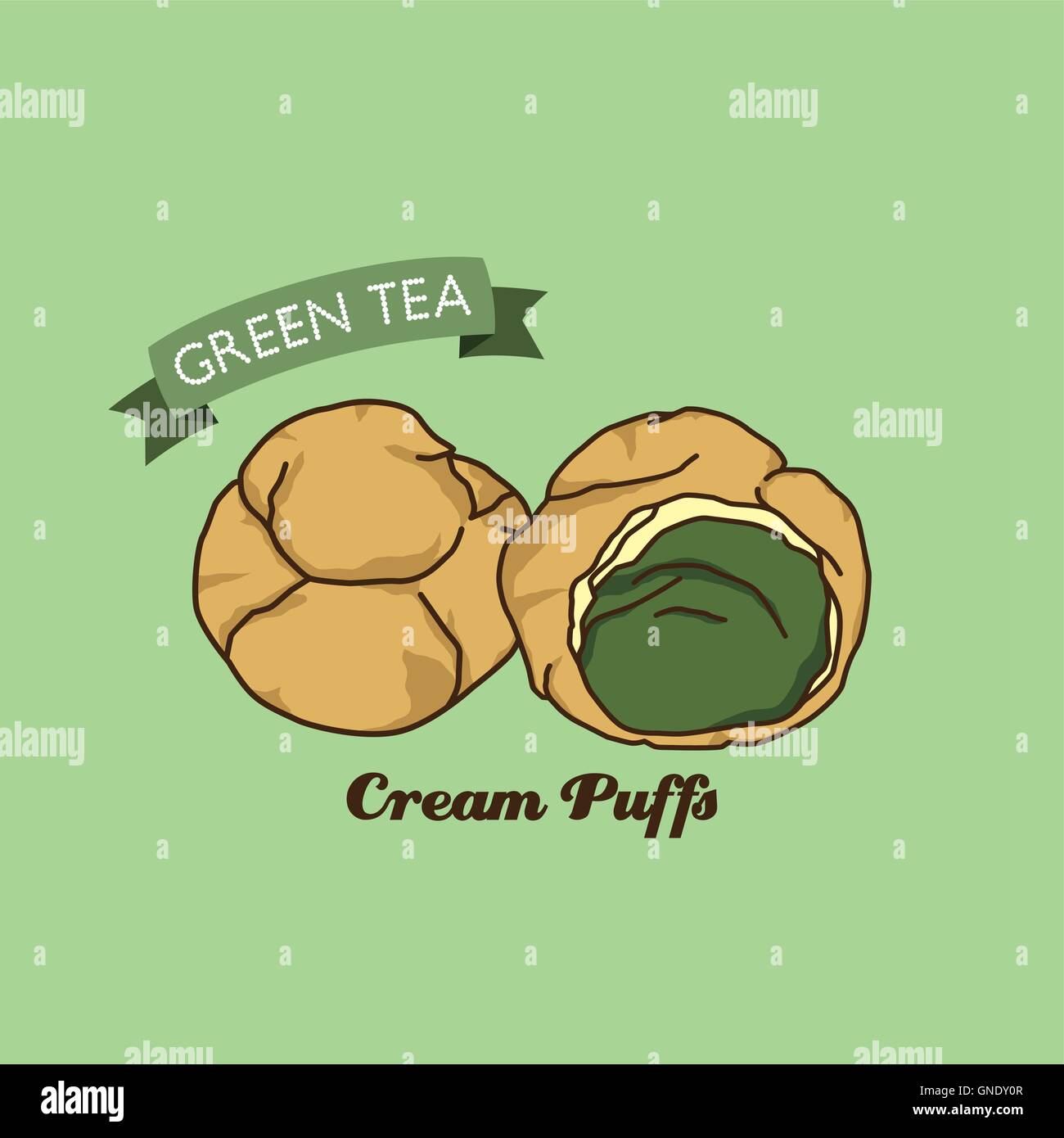 Puff Pastry Stock Vector Images - Alamy