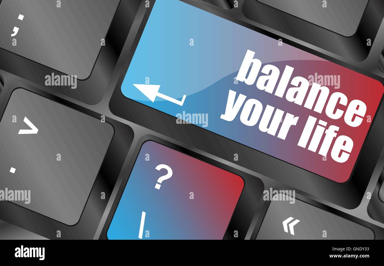 Technology keyboard messages Stock Vector Images - Alamy