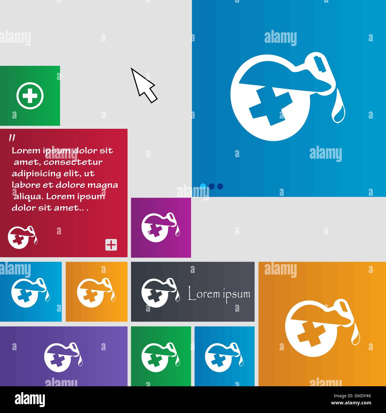 life healing potion decanter bottle icon sign. buttons. Modern interface website buttons with ...