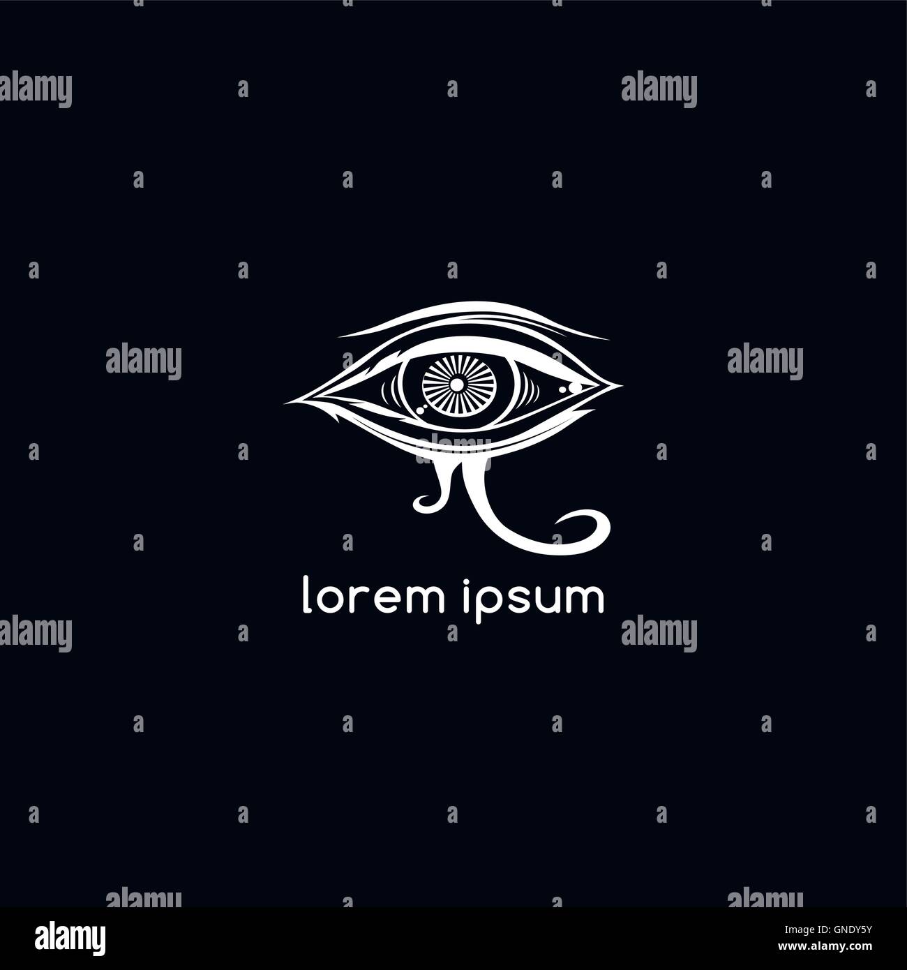 Eye vision logotype hi-res stock photography and images - Alamy