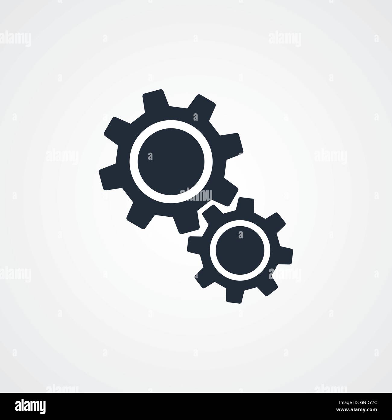 Cog settings icon symbol hi-res stock photography and images - Alamy