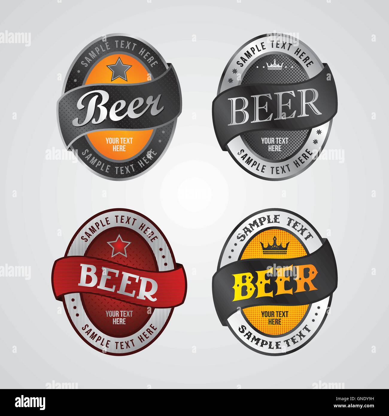 beer label theme Stock Vector Image & Art - Alamy