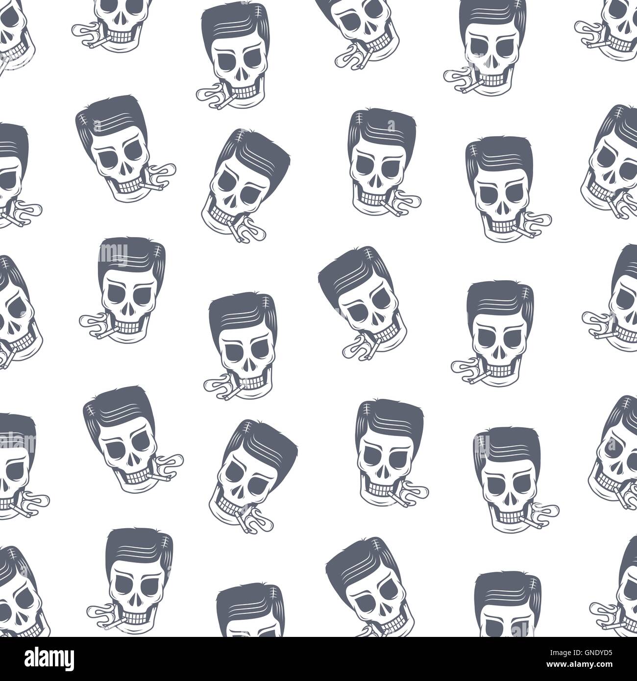skull background pattern Stock Vector Image & Art - Alamy