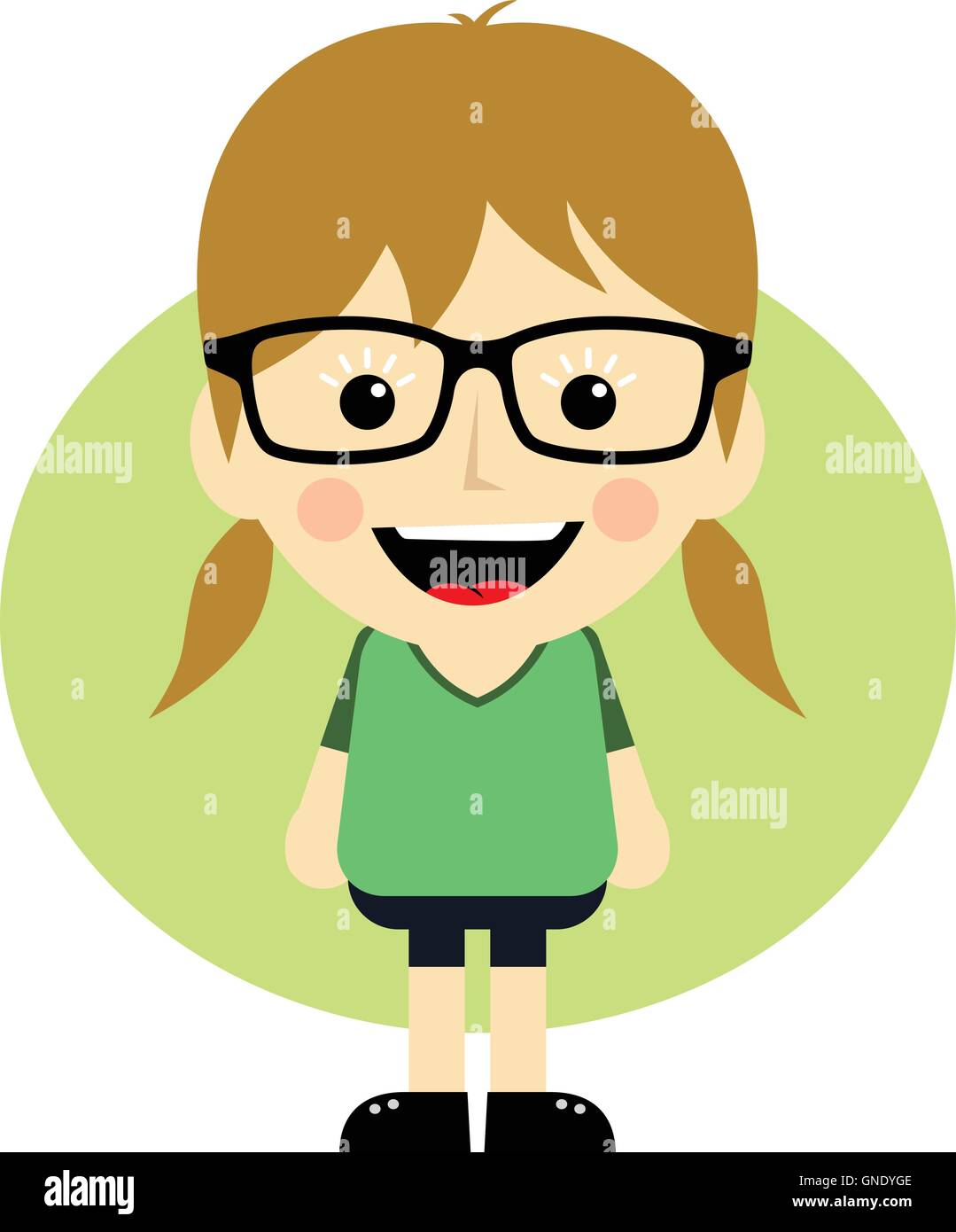 geek cartoon nerd character Stock Vector Image & Art - Alamy