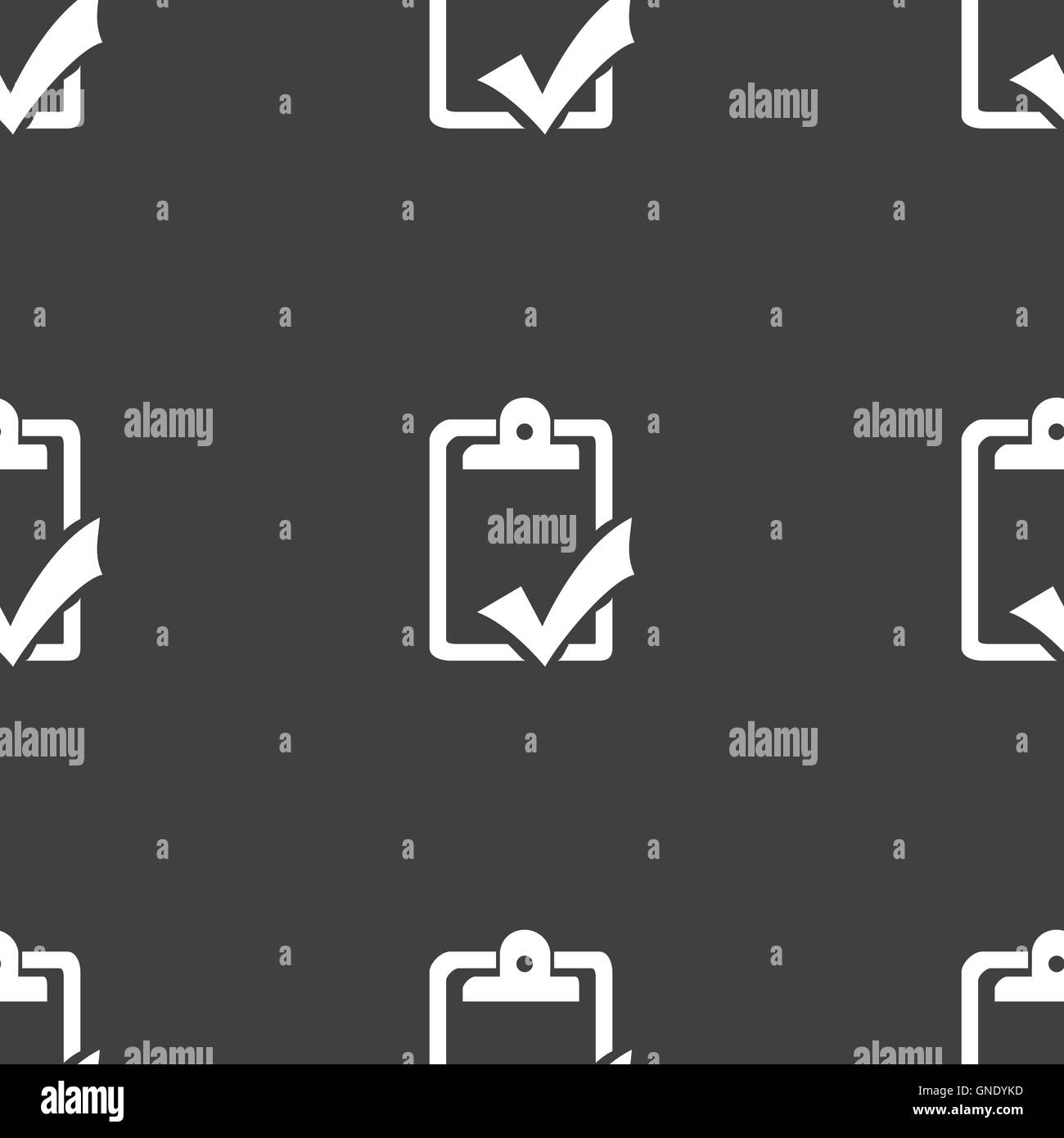 Document grammar control, Test, work complete icon sign. Seamless ...