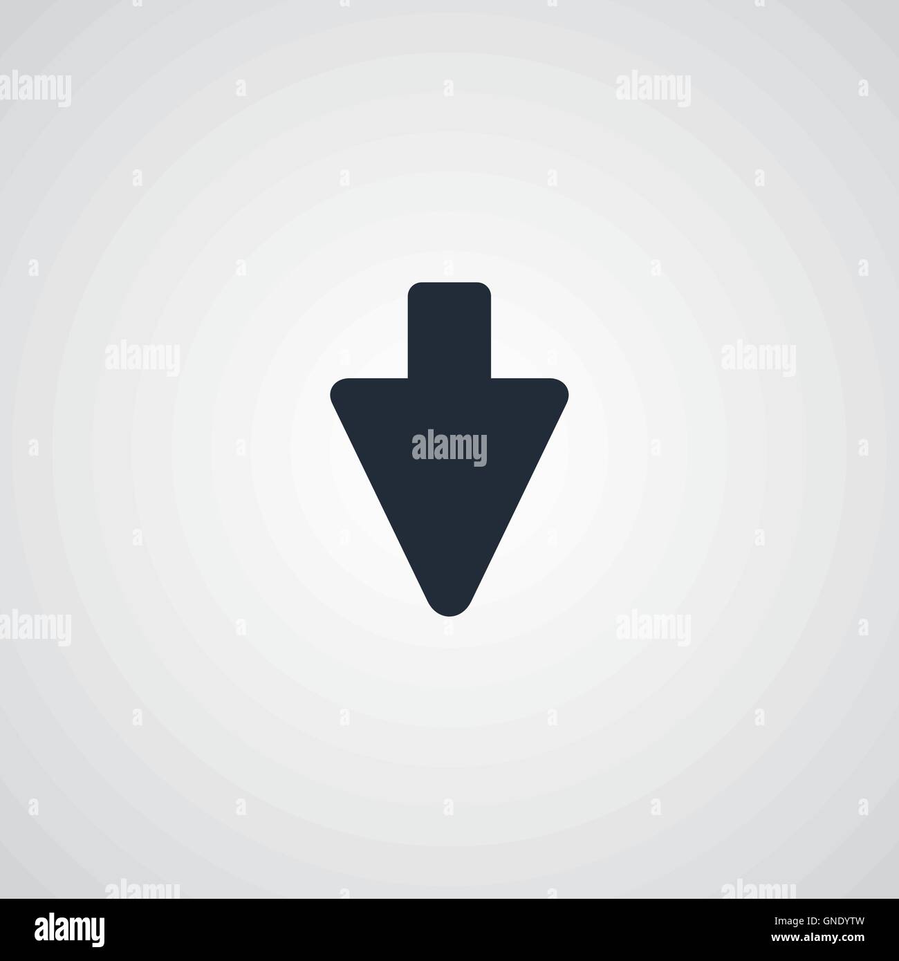 arrow flat icon Stock Vector Image & Art - Alamy